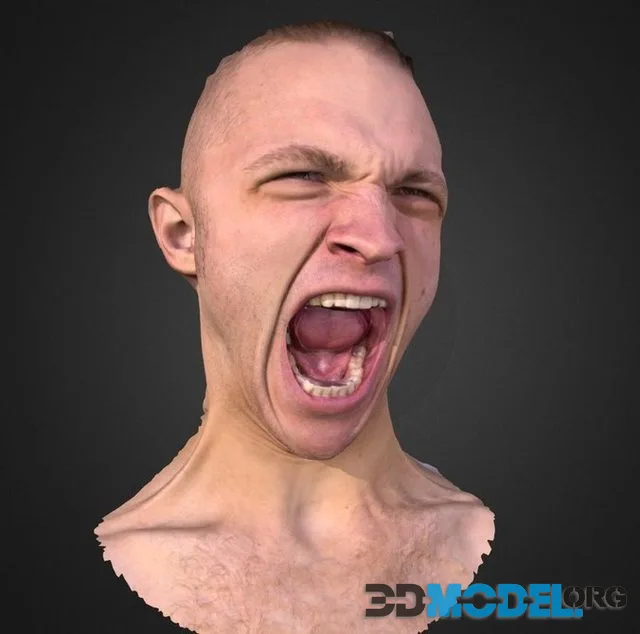 3D Model – Noah Rage (PBR)