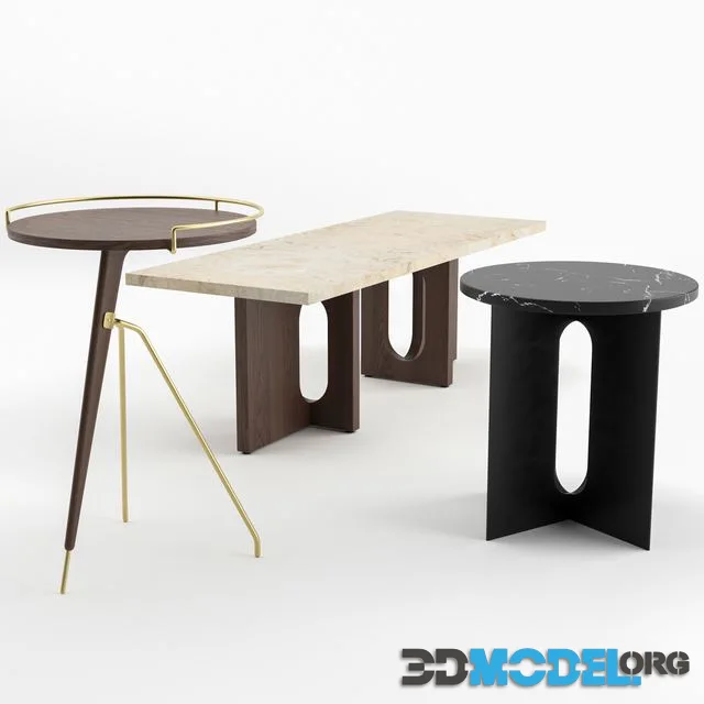 3D Model – Table Set by MENU
