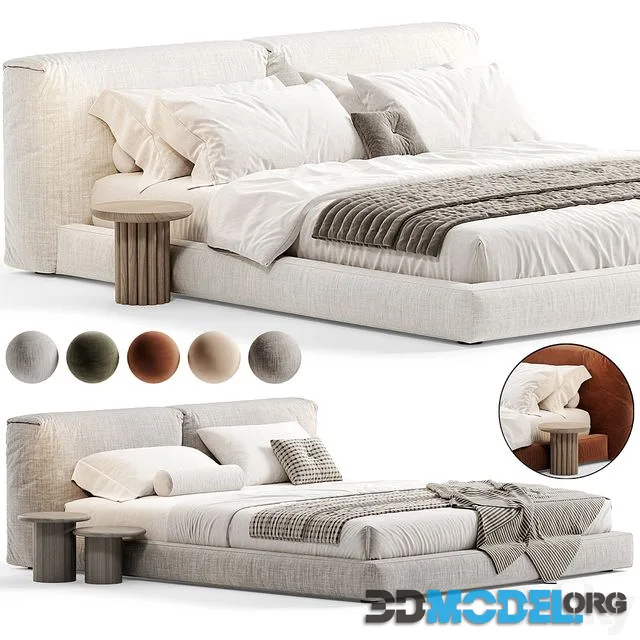 3D Model – BOCA LOMO Bed By boca