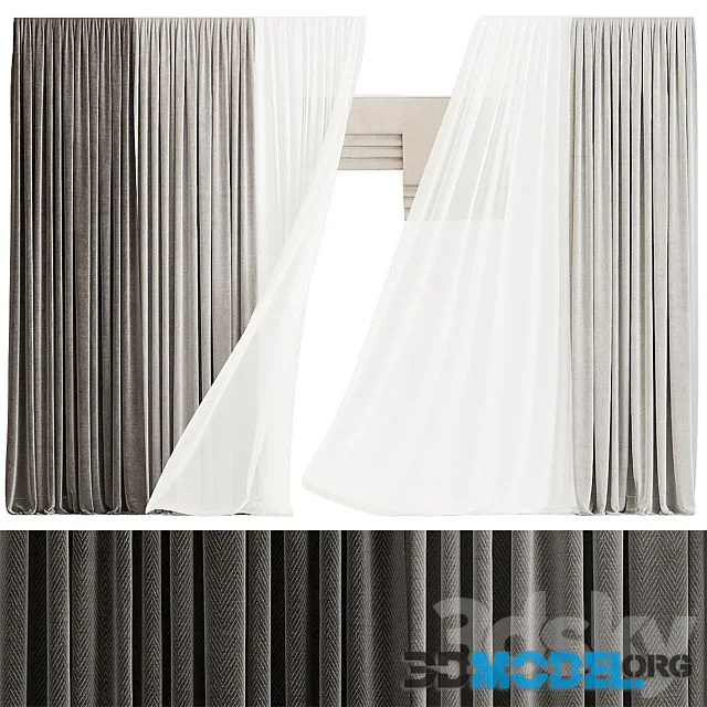 3D Model – Curtain 00002