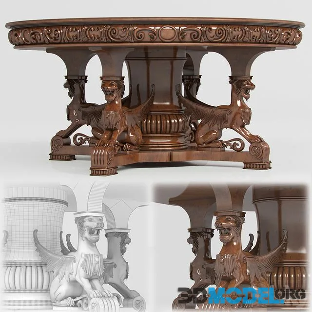 3D Model – Gryphon Desk table