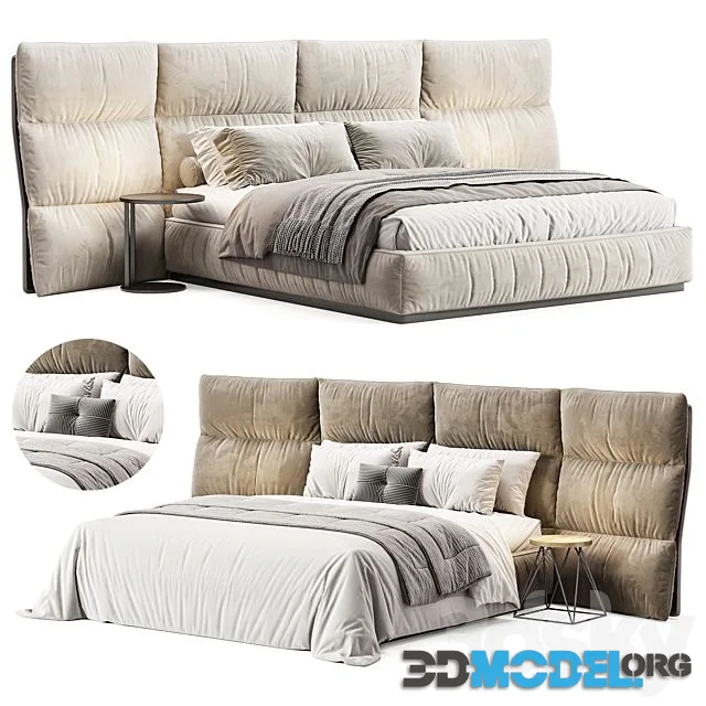 3D Model – Palau bed by Visionnaire