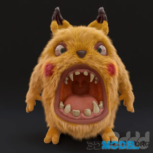 3D Model – Pikachu Pokemon