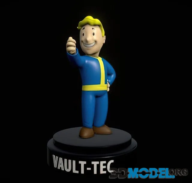 3D Model – Vault Boy (PBR)