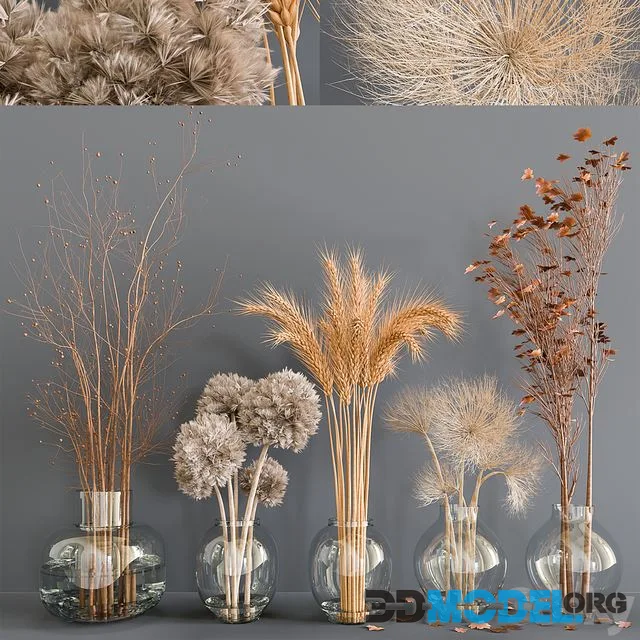 3D Model – Autumn Bouquets
