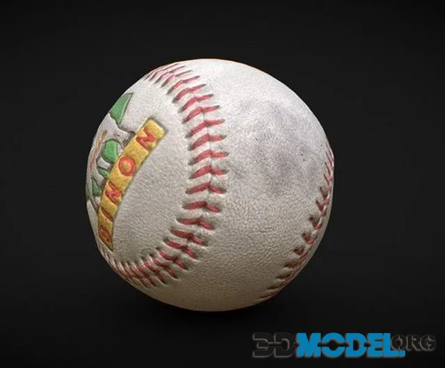 3D Model – Baseball (PBR)