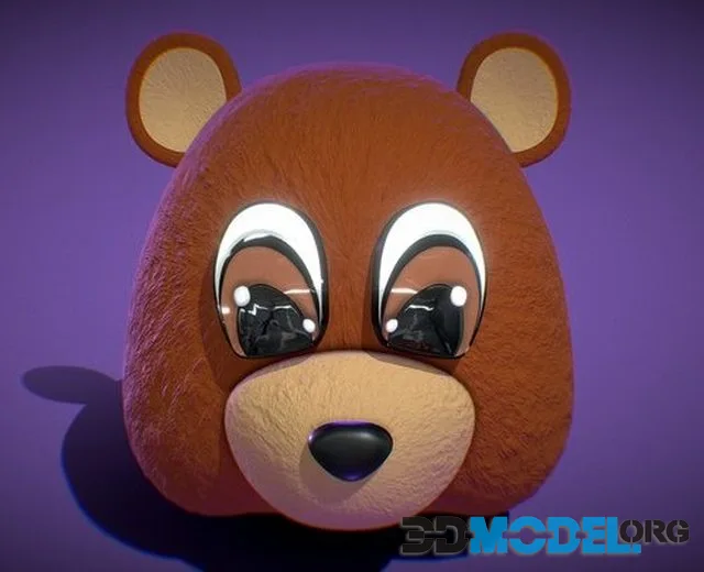 3D Model – Bear Toon Mask