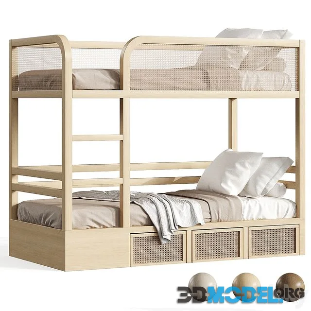 3D Model – Bunk bed