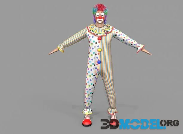 3D Model – Clown (PBR)