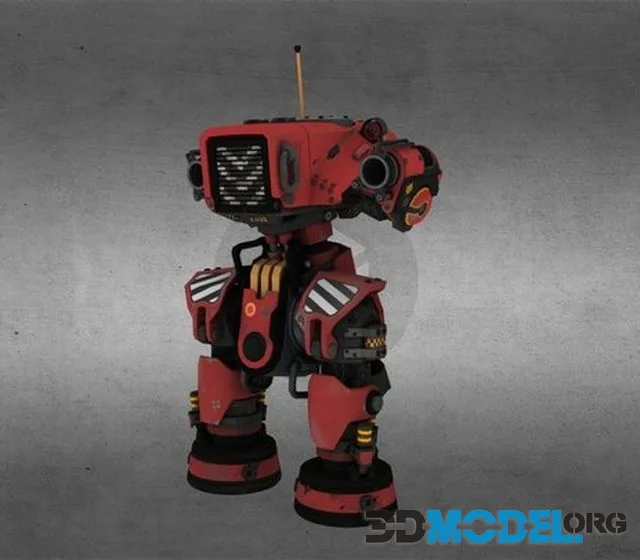 3D Model – Demoman Mech (PBR)