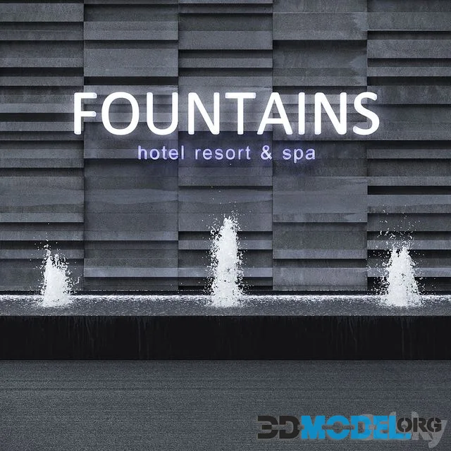 3D Model – Fountains
