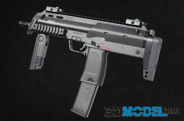 3D Model – MP7 SMG (PBR)
