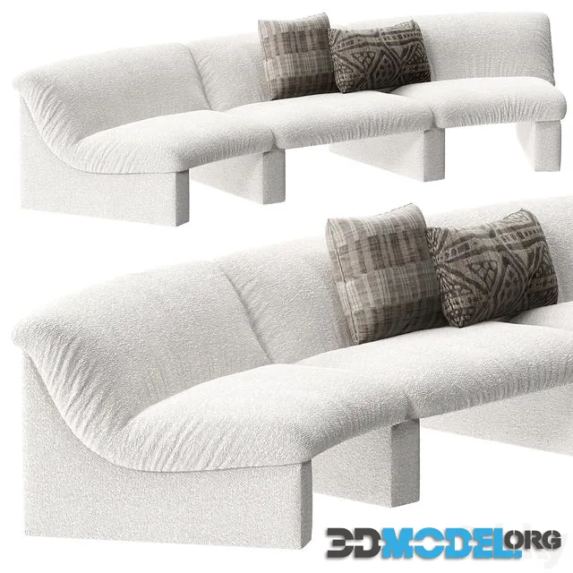 3D Model – Snow modular sofa