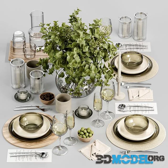 3D Model – Tableware B016