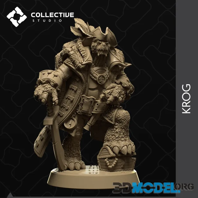 3D Model – Krog – Printable