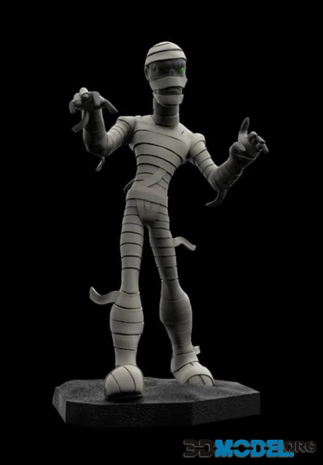 3D Model – Mummy – Printable