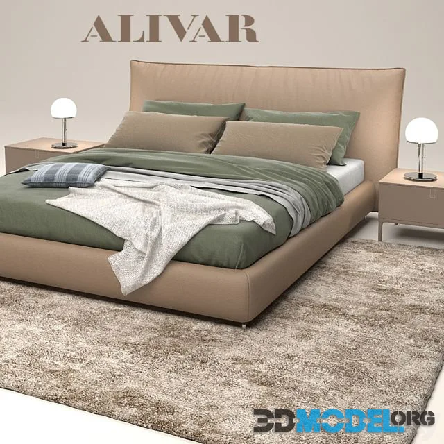3D Model – Bed Alivar Suite