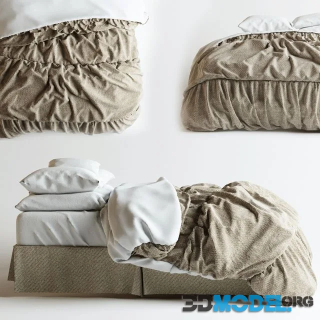 3D Model – Bed linen