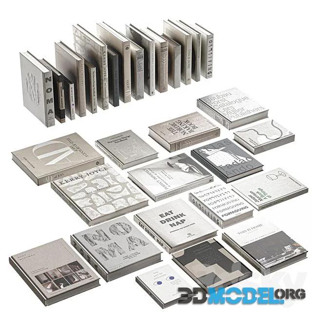3D Model – Book Set NO 01