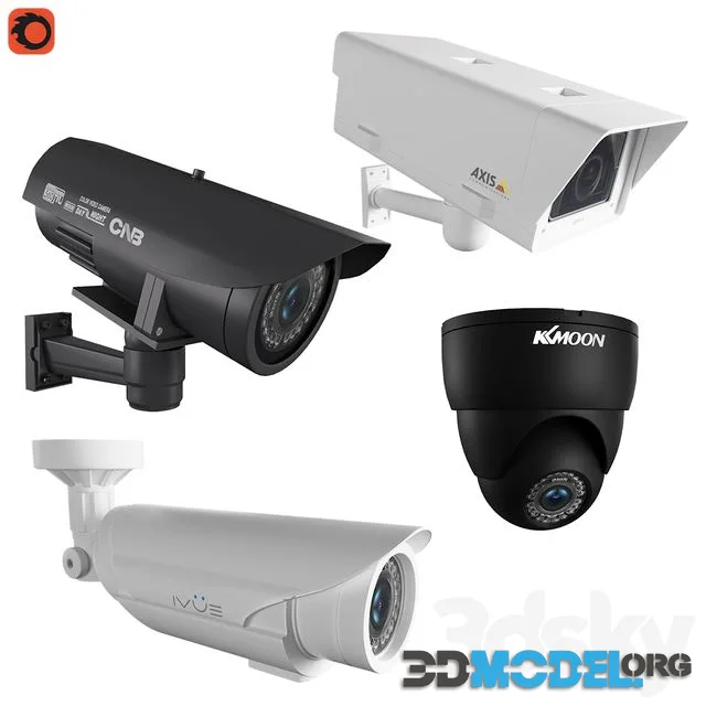 3D Model – CCTV Cameras