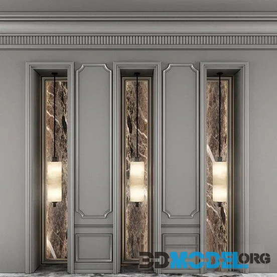 3D Model – Classic Wall - Panel