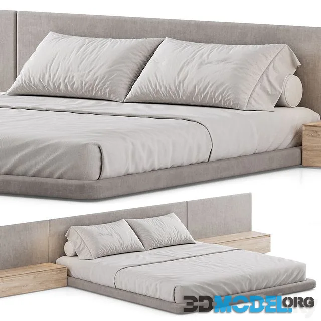 3D Model – Double bed 05