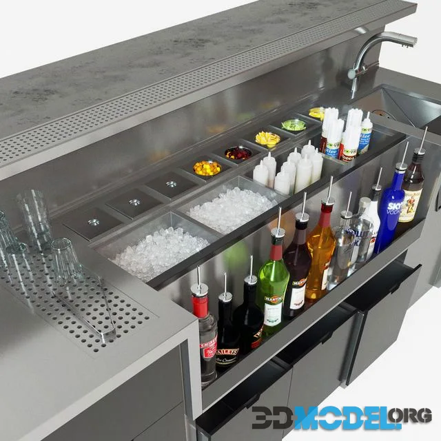 3D Model – Drink BAR set