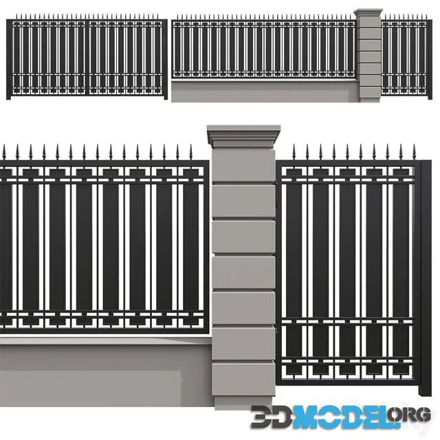 3D Model – Fence