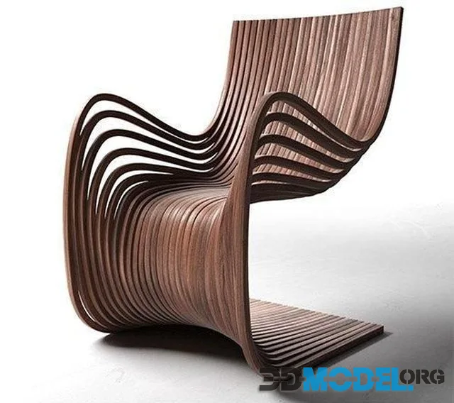 3D Model – Piegatto-pipo Chair
