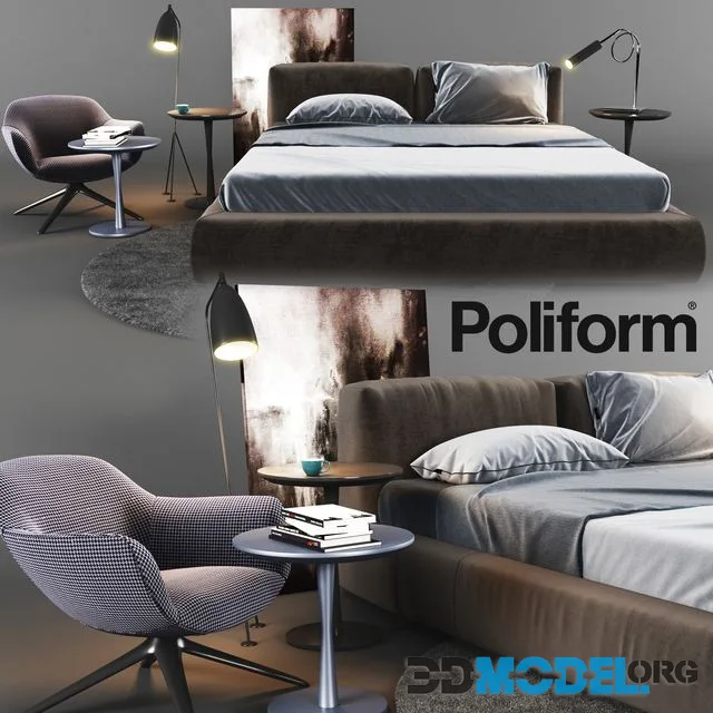 3D Model – Poliform Set 02