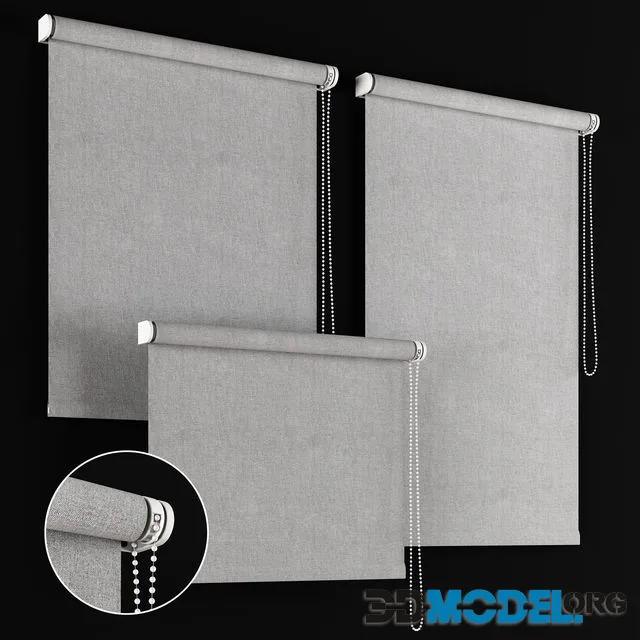 3D Model – Roller blind 1