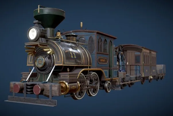 3D Model – Spirit Train (PBR)