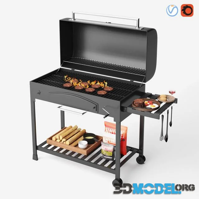 3D Model – Barbecue 06