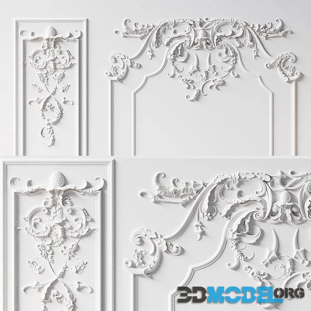 3D Model – classic stucco