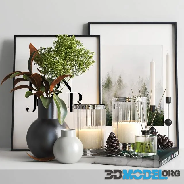 3D Model – Decor set 500