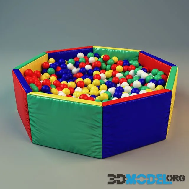 3D Model – Dry pool