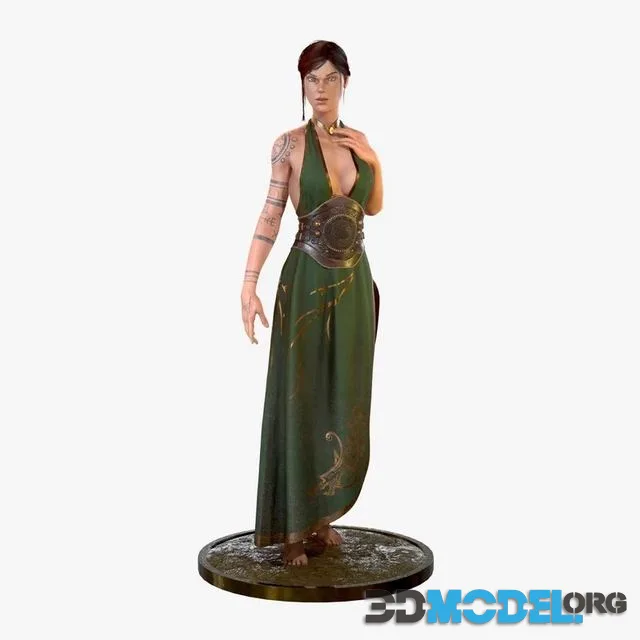 3D Model – Freya (PBR)