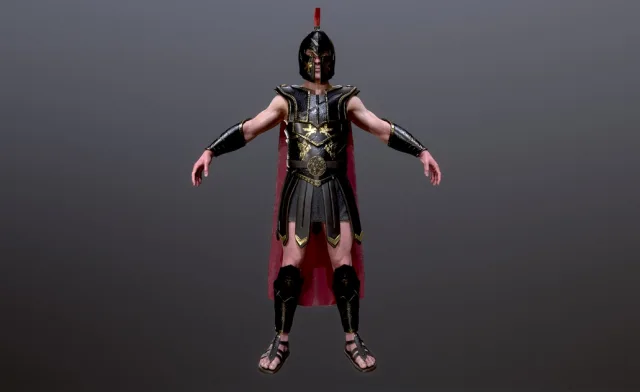 Unreal Engine asset – Greece warrior