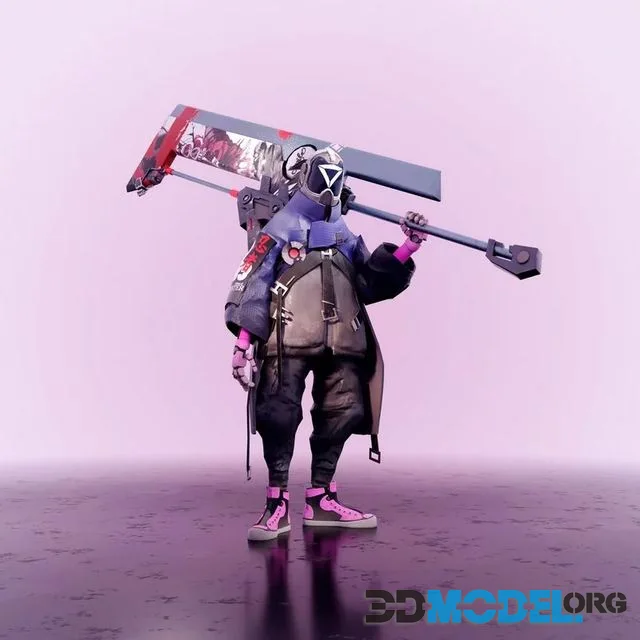 3D Model – Hunter (PBR)