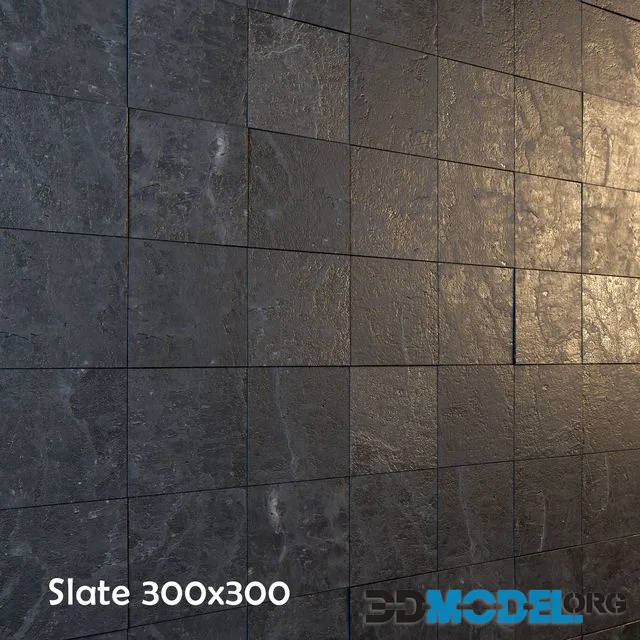 3D Model – Slate_black