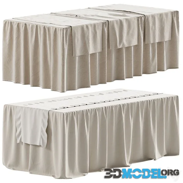 3D Model – Tablecloth 100