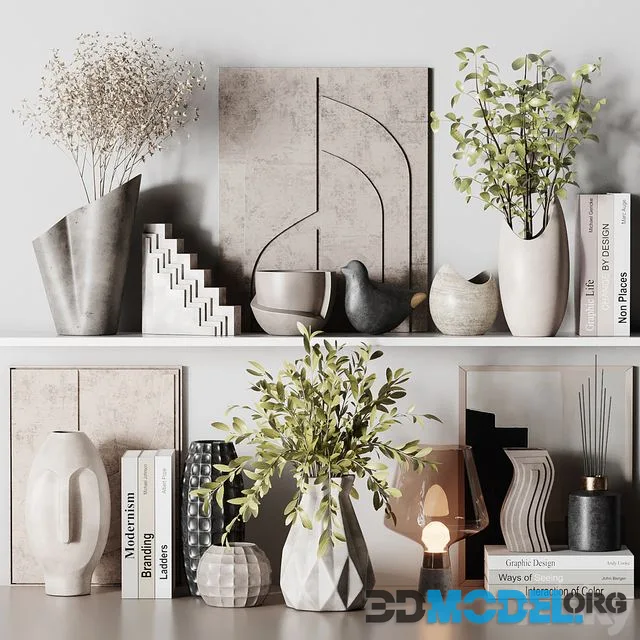 3D Model – decorative set23