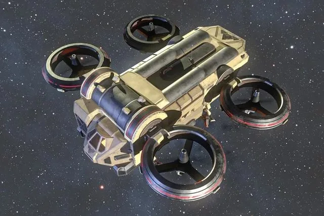 3D Model – Dropship (PBR)