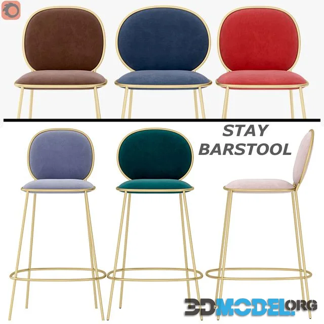 3D Model – STAY BARSTOOL