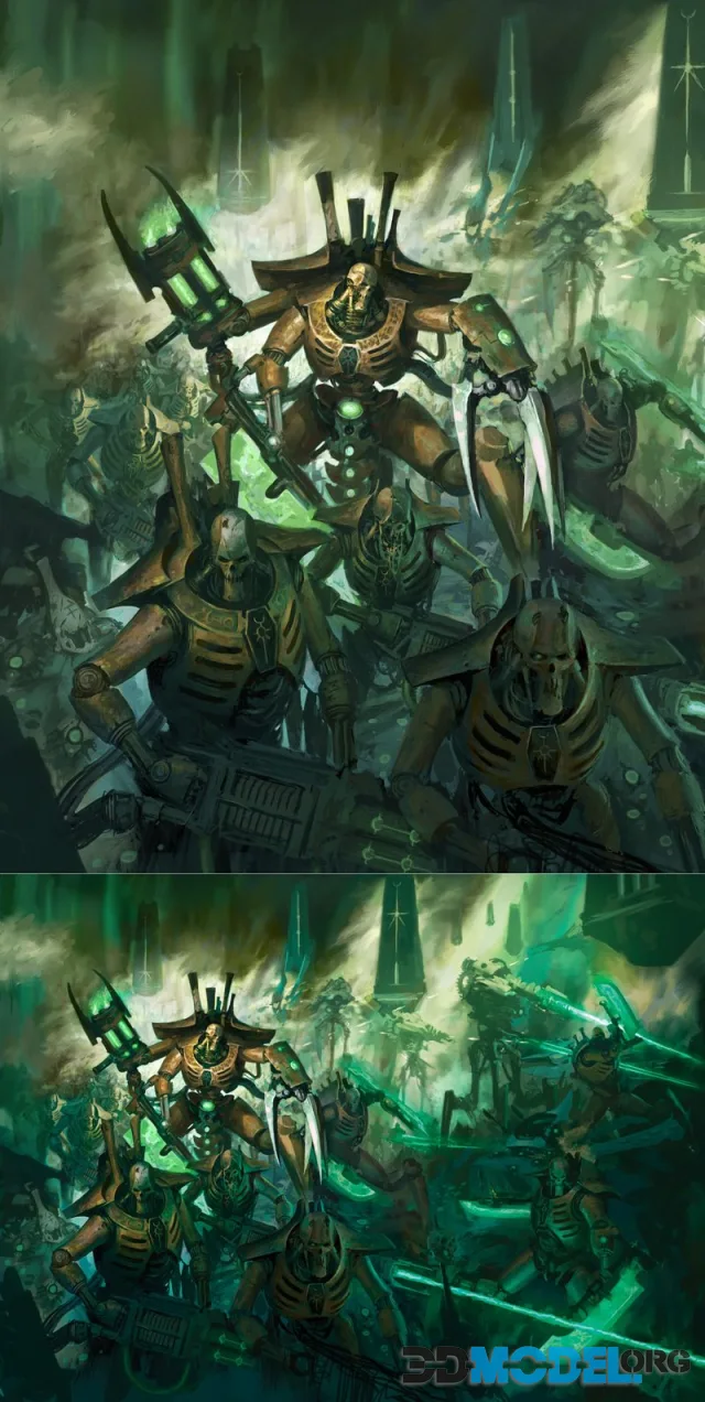 3D Model – Necrons – Printable