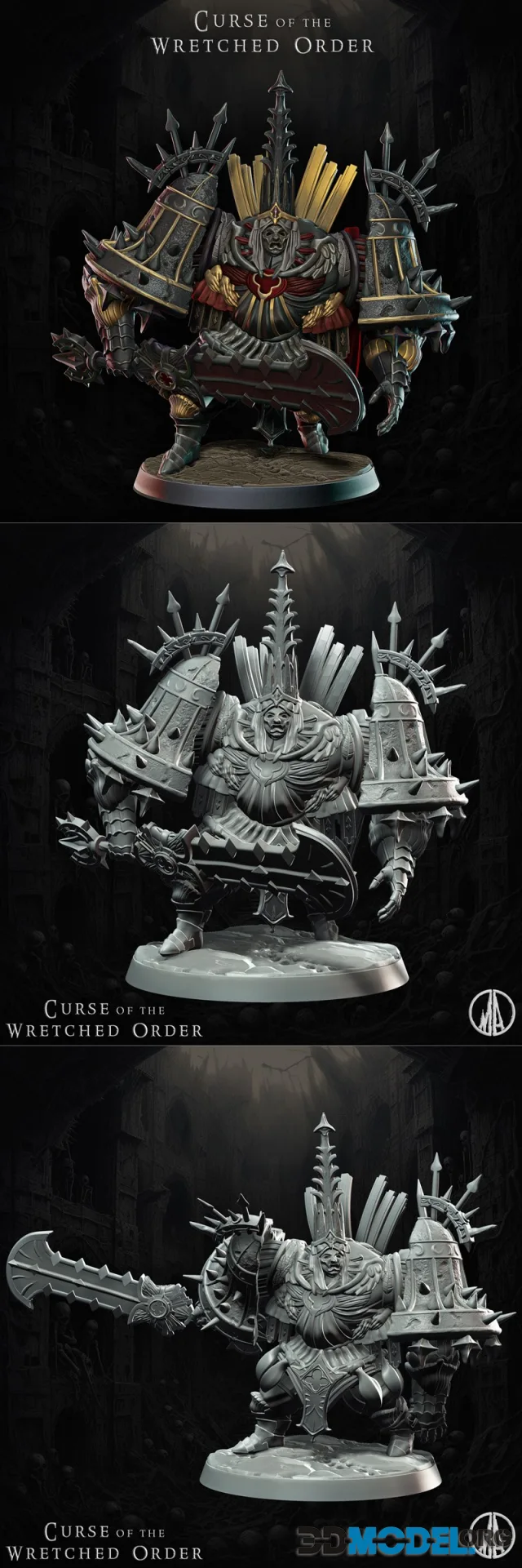 3D Model – Cursed Mother - 2 Poses - Curse of the Wretched Order ...