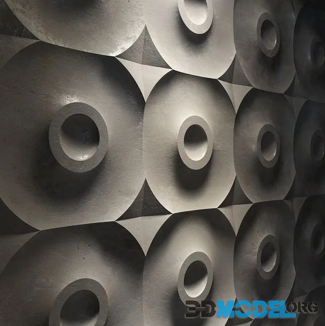 3D Model – 3d plaster panel