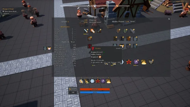 Unreal Engine asset – Action RPG Template