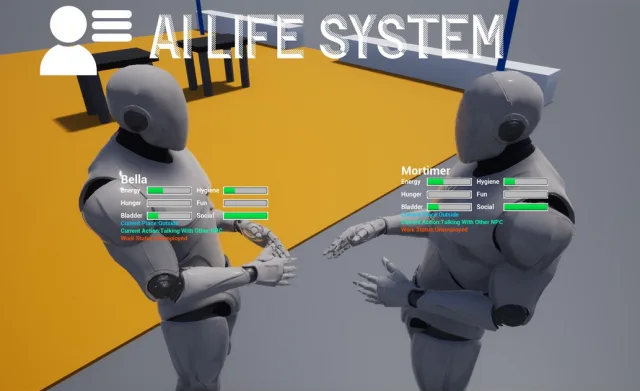 Unreal Engine asset – AI Life System