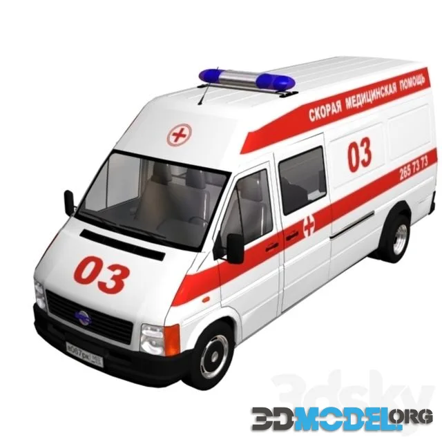3D Model – Ambulance
